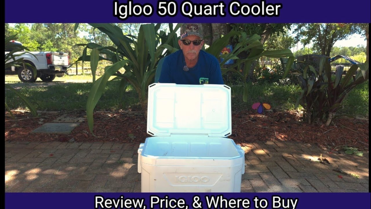 Igloo 50 Quart Cooler. Review, Price, & Where to Buy.