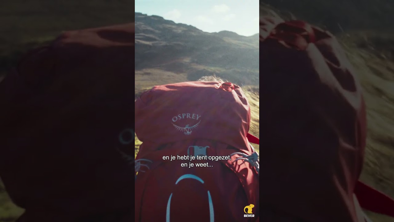 Buitenverhalen: 'Als je tent hoog in de bergen staat, heeft dat iets magisch' #shorts