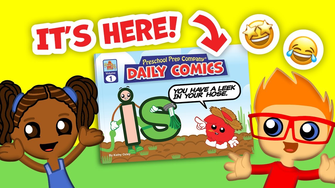 The Daily Comic Book Is HERE! | Preschool Prep Company