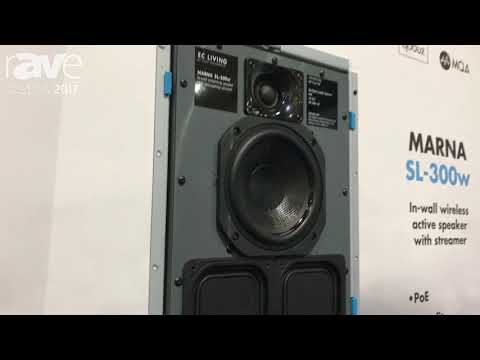 CEDIA 2017: Electrocompaniet Presents EC Living Marna SL-300w CI Streaming Speaker