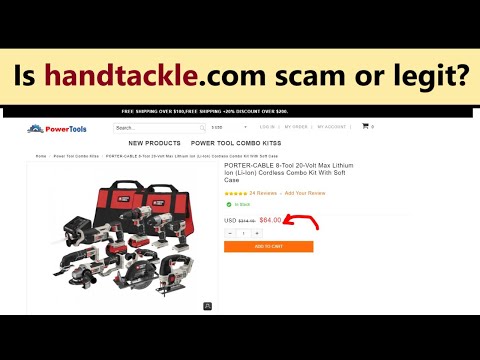 handtackle.com - reviews! Is Power Tools store scam or legit? Why is it so cheap?