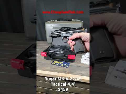 Ruger MKIV 22/45 Tactical Pistol