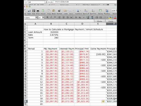 How to Make a Mortgage Amortization Schedule in Excel - Pt 2.mp4