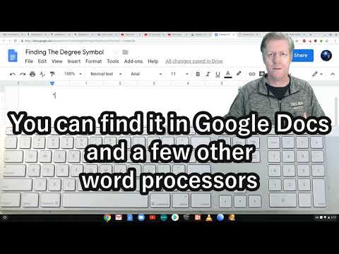 How To Find The Degree Symbol On Your Computer Keyboard- Two Methods