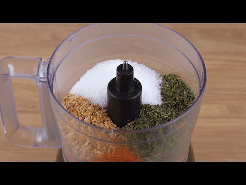 Homemade seasoning, just like Sazon, use it on all your dishes and recipes.