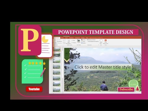 How to create powerpoint template #.potx (file format)