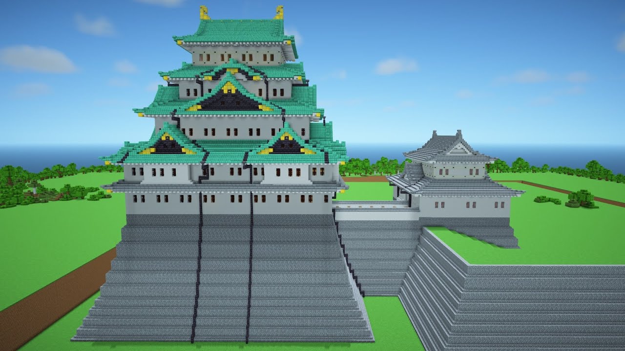 【Minecraft】 名古屋城の作り方 Part2 - Minecraft Builders