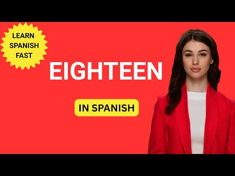 How To Pronounce "Eighteen" In Spanish Language ? How to Say "Eighteen" in Spanish #spanishlessons