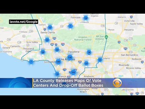 Where To Vote: LA County Releases Maps Of Vote Centers, Drop-Off Ballot Boxes