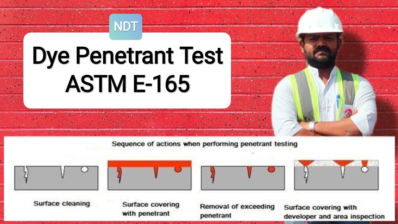 Dye Penetrant Test |Test on welding |ASTM E-165| Liquid Penetrant Test|  Know Civil Engineering|