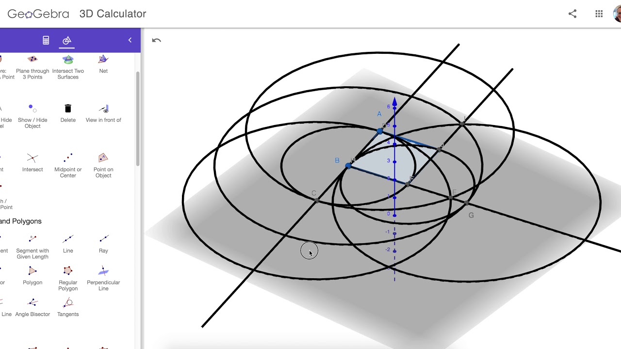 Creating a Cube in GeoGebra 3D: Method 6