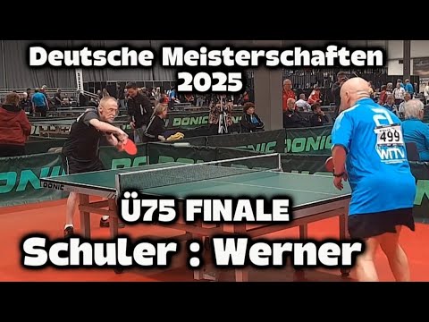 Senioren Ü75 FINALE | "The Witcher🧙" B.Schuler(1890) : G.Wernet(1733) | TT-Finals 2025