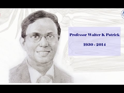 A memory of Prof Walter Patrick in APACPH – Asia-Pacific Academic ...