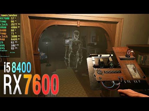 Demonologist - Unreal Engine 5 | RX 7600 + i5 8400 + Ram 16GB (1080p Max Setting) September 2023