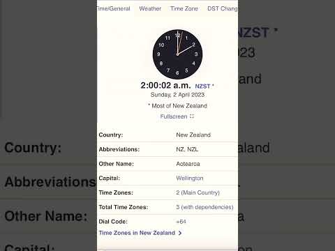 Daylight saving ends in newzealand…⏱ Time to change the clock time…😀 #aucklandnewzealand