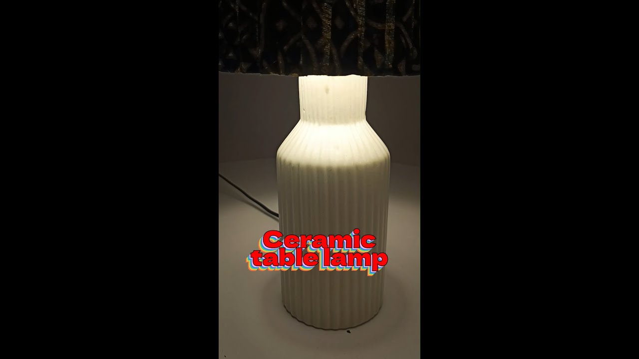 Ceramic based table lamp