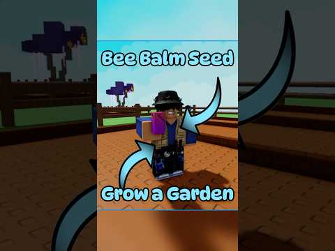 NEW BEE BALM SEED IN GROW A GARDEN #growagarden