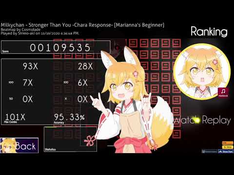 Steam Community :: Video :: Osu! S/A-Rank BeginnerHR/EasyHR Milkychan - Stronger Than You