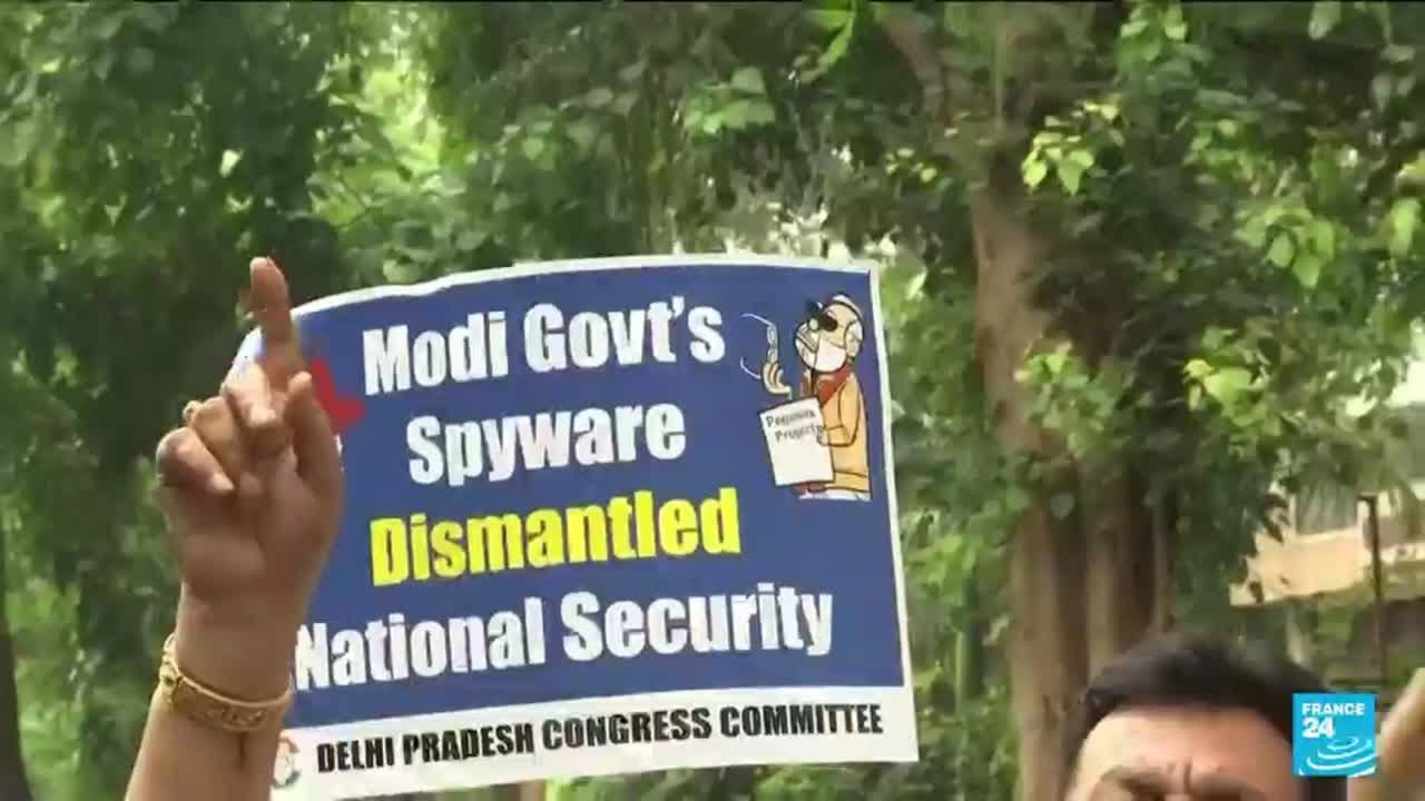 Indian parliament disrupted over Pegasus snooping claims • FRANCE 24 English