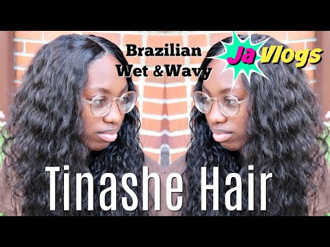 HOW I DO A SEW IN FT. TINASHE HAIR | BRAZILIAN WET & WAVY | Hair Tutorials | JaVlogs