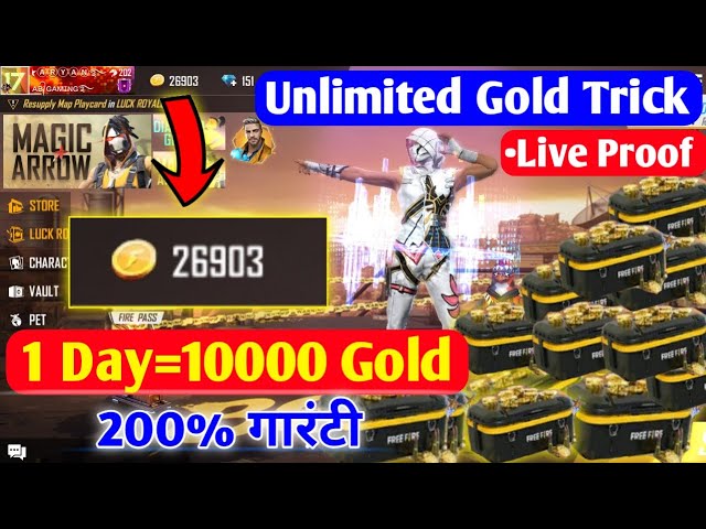 How to get gold faster in Free Fire after OB32 update