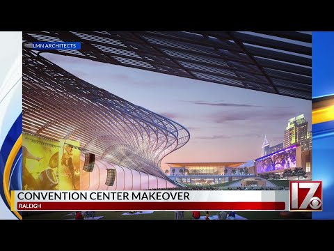 First look at Raleigh Convention Center makeover revealed; Red Hat Amphitheater could be relocated