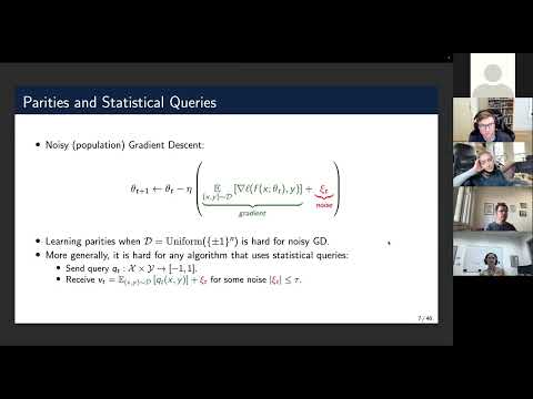 Eran Malach: Learning Parities with Neural Networks