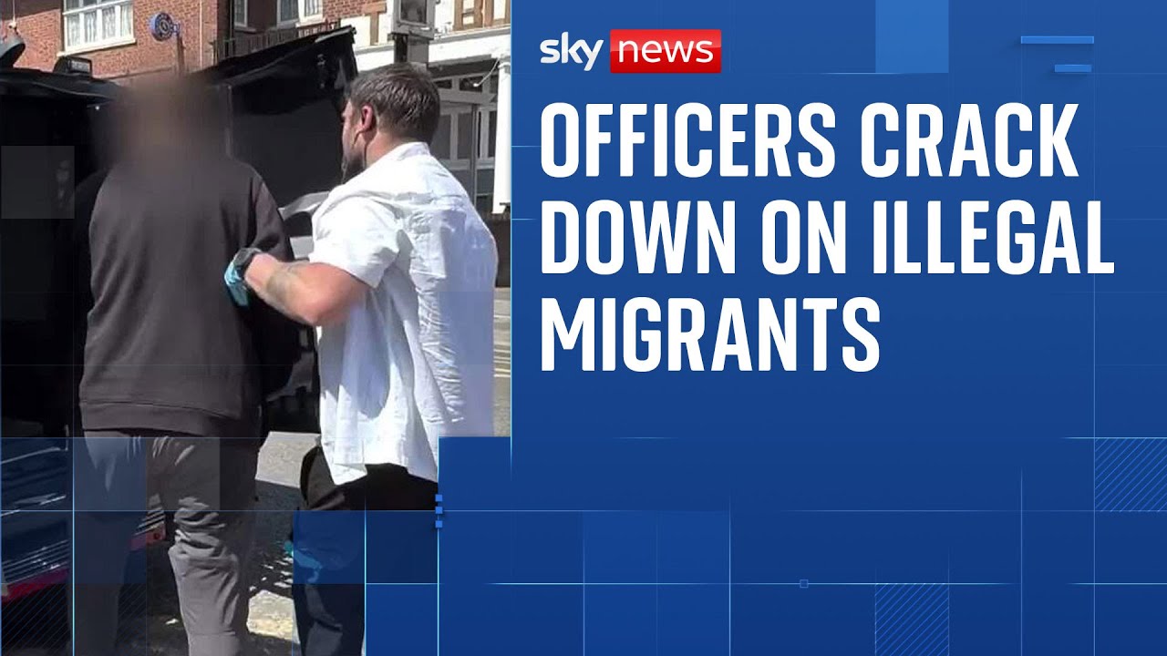 Sky News joins agents cracking down on illegal moped delivery drivers
