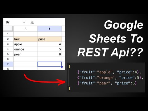 Getting Google Sheets Data Over HTTP REST API (JSON format)
