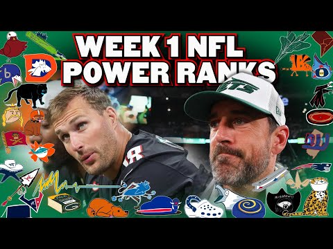 Very Honest NFL NFL Power Rankings: Week 1