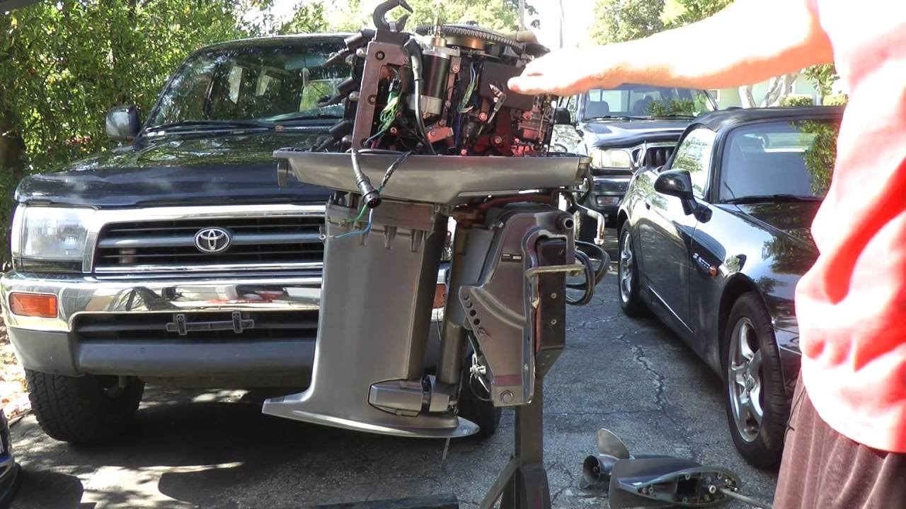 Yamaha 40hp 50hp 2 Stroke Power Head Removal DIY