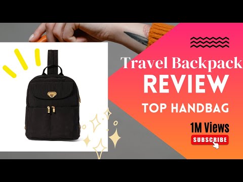 Travel in style our NEW BackPack with Convertible straps + HIDDEN back pockets for extra security