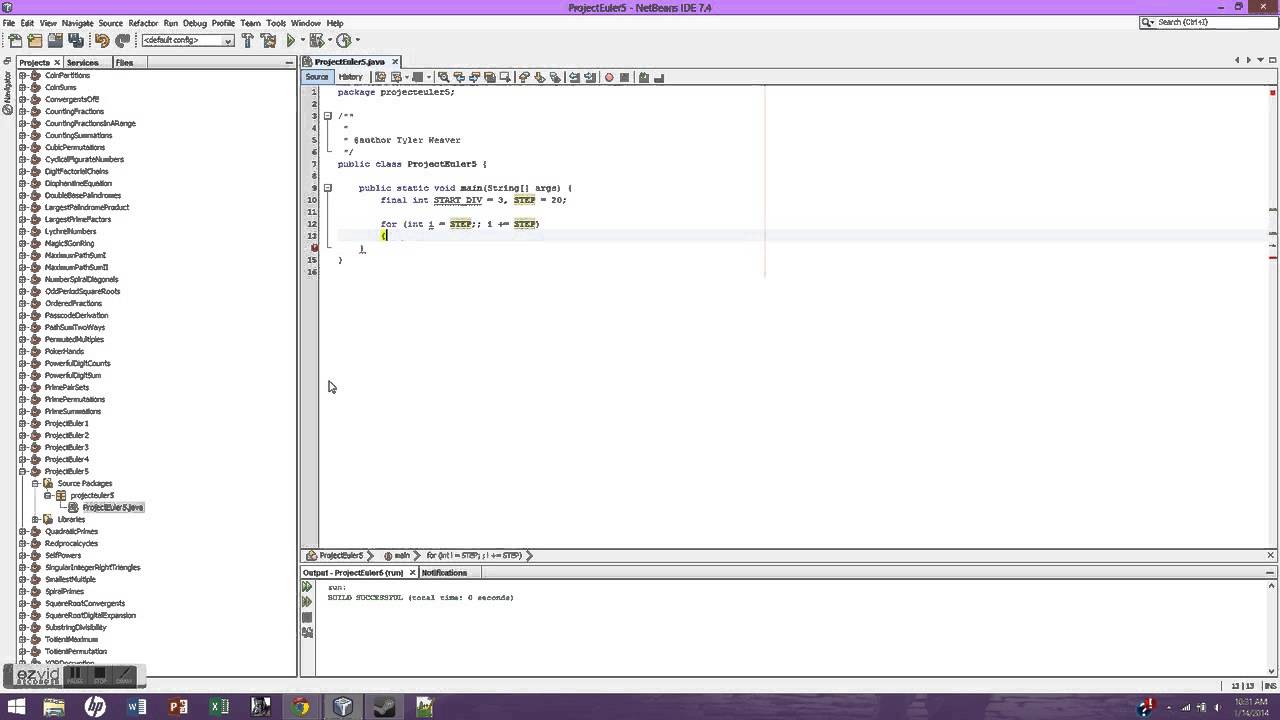 Project Euler Euler Question 5
