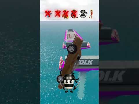 🚗💥🪵Italian Brainrot Funk BeamNG DRIVE Car Jump 😂 Challenge