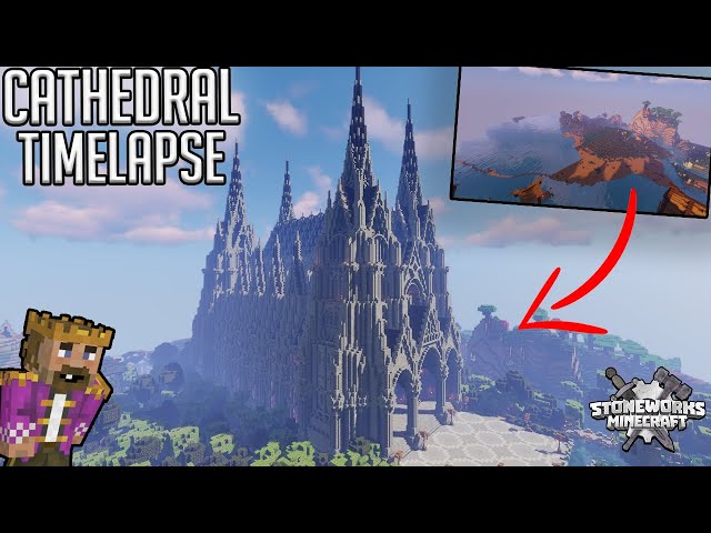 Grand-Cathedral Solaris | A Stoneworks Timelapse Minecraft Map