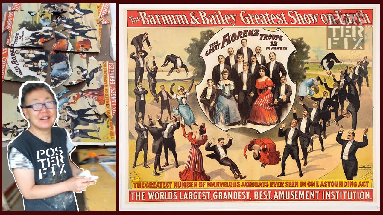 The Great Florenz Troupe - Barnum & Bailey Circus 1904 - Poster Fix