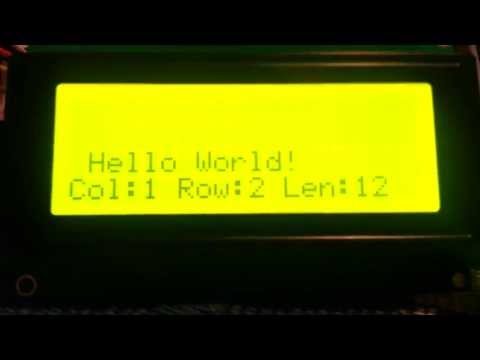 Arduino Uno + SainSmart I2C 2004 LCD