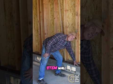 Foundation Basics: Stem Walls, Anchor Bolts, and Hold Downs Explained 🧱🔩 | #foundation