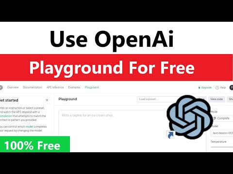 How to use OpenAI Playground for free | How to use playground ai | OpenAI Playground is free