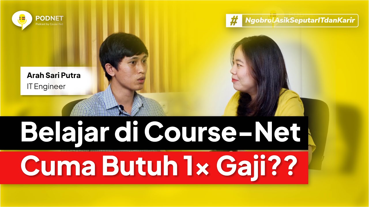 PODNET Eps. 21 - Lulus dari Course-Net Banjir Tawaran Kerja!