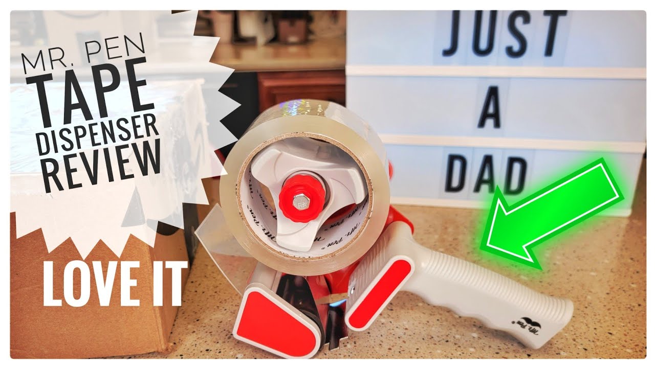 THE BEST Packing Tape Dispenser Gun by Mr. Pen Review     I LOVE IT!!!!!!