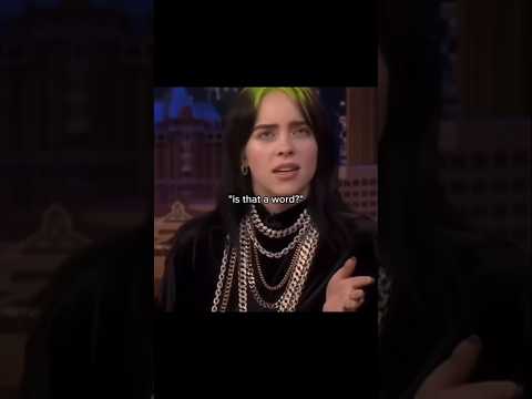 is that a word #billieeilish #keÅŸfet #shorts