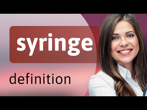 Syringe | SYRINGE definition