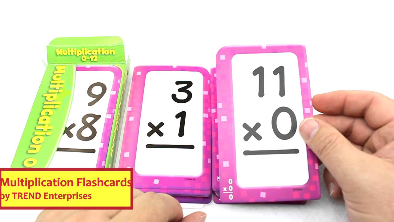 Multiplication Flashcards by TREND Enterprises REVIEW T-53105