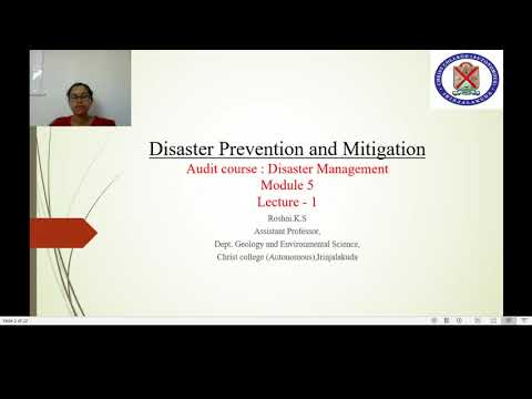 Disaster prevention & mitigation Part 1