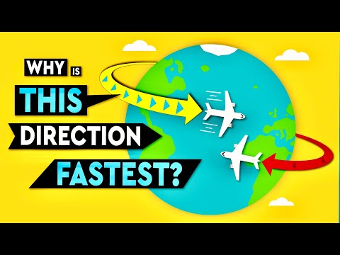 What's The Fastest Direction To Fly Around The World? DEBUNKED