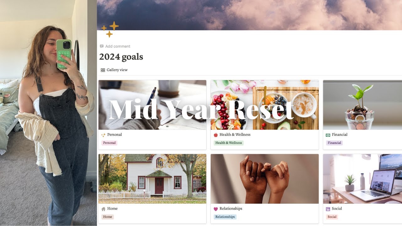 Monthly Reset and Reflect - Mid Year Goal Check In | Magically Katelyn