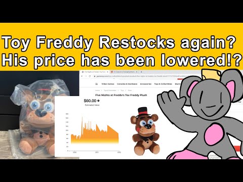 GameStop Exclusive Toy Freddy Plush Restock!?
