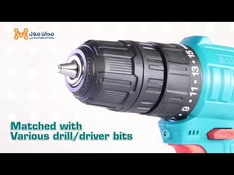 ბურღი-სახრახნისი TOTAL TDLI12415 12ვ, 0-600 ბრ/წთ