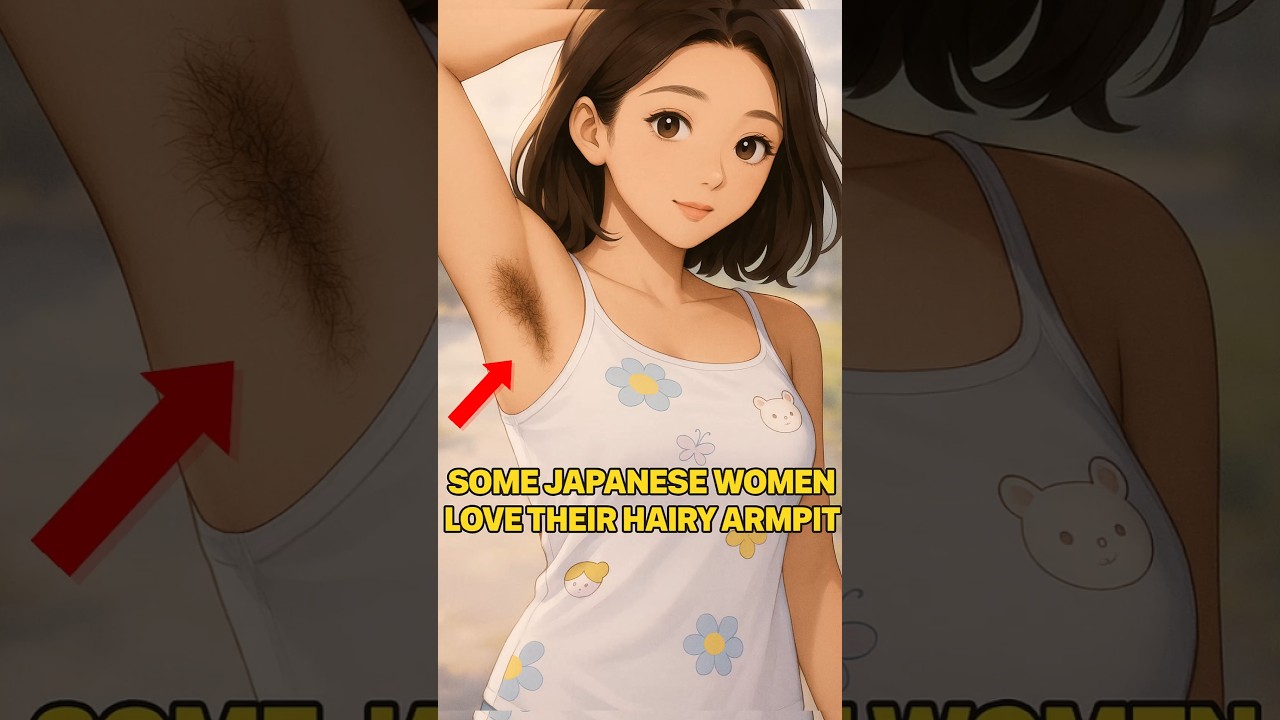 3 REASONS WHY HAIRY ARMPIT LOVE BY SOME JAPANESE WOMEN. #japan #japaneseculture #japanesewomen